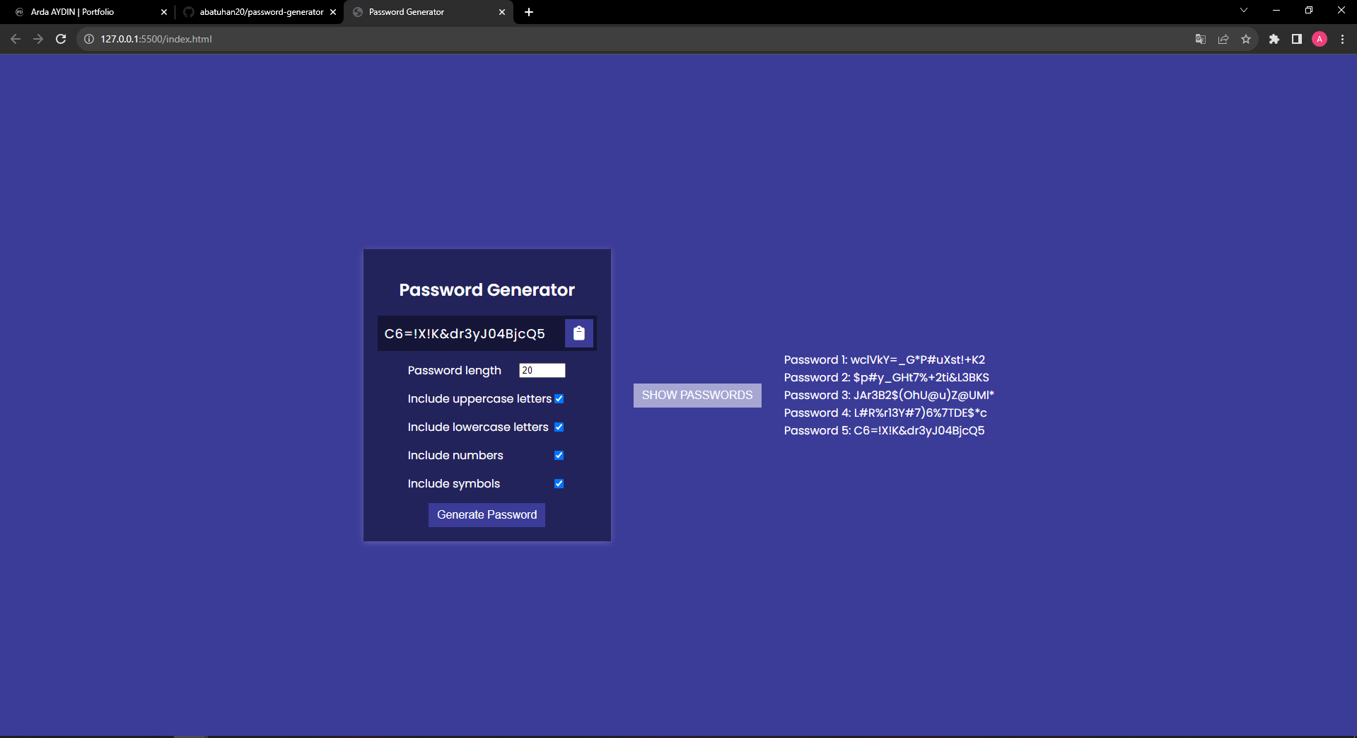 Arda AYDIN | Portfolio